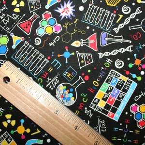 SCIENCE FABRIC Great Fabric for Your Science Teacher or - Etsy