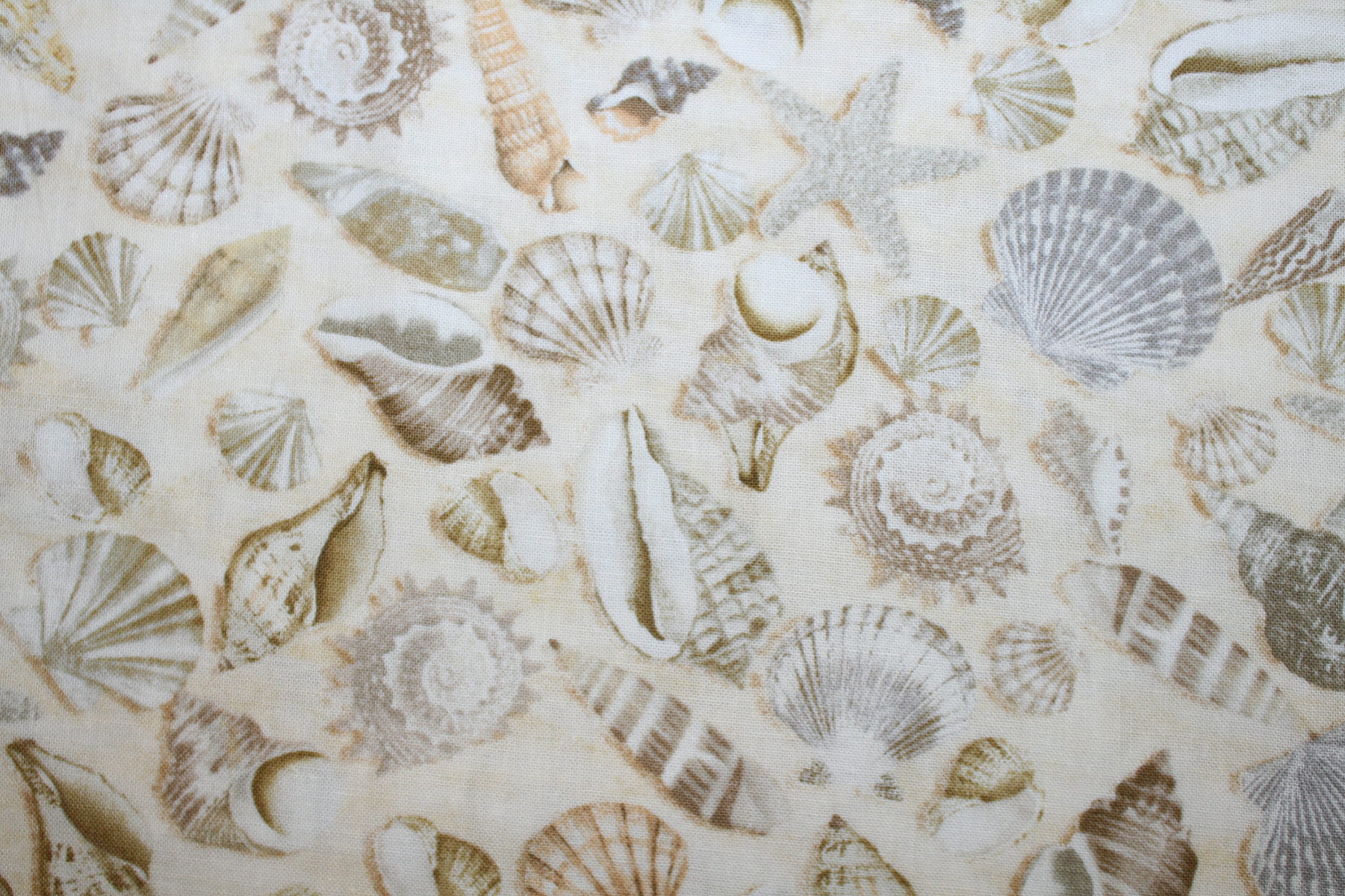 Timeless Treasure BEACH Collection ~ Wonderful Crab, Seashell and Ocean ...