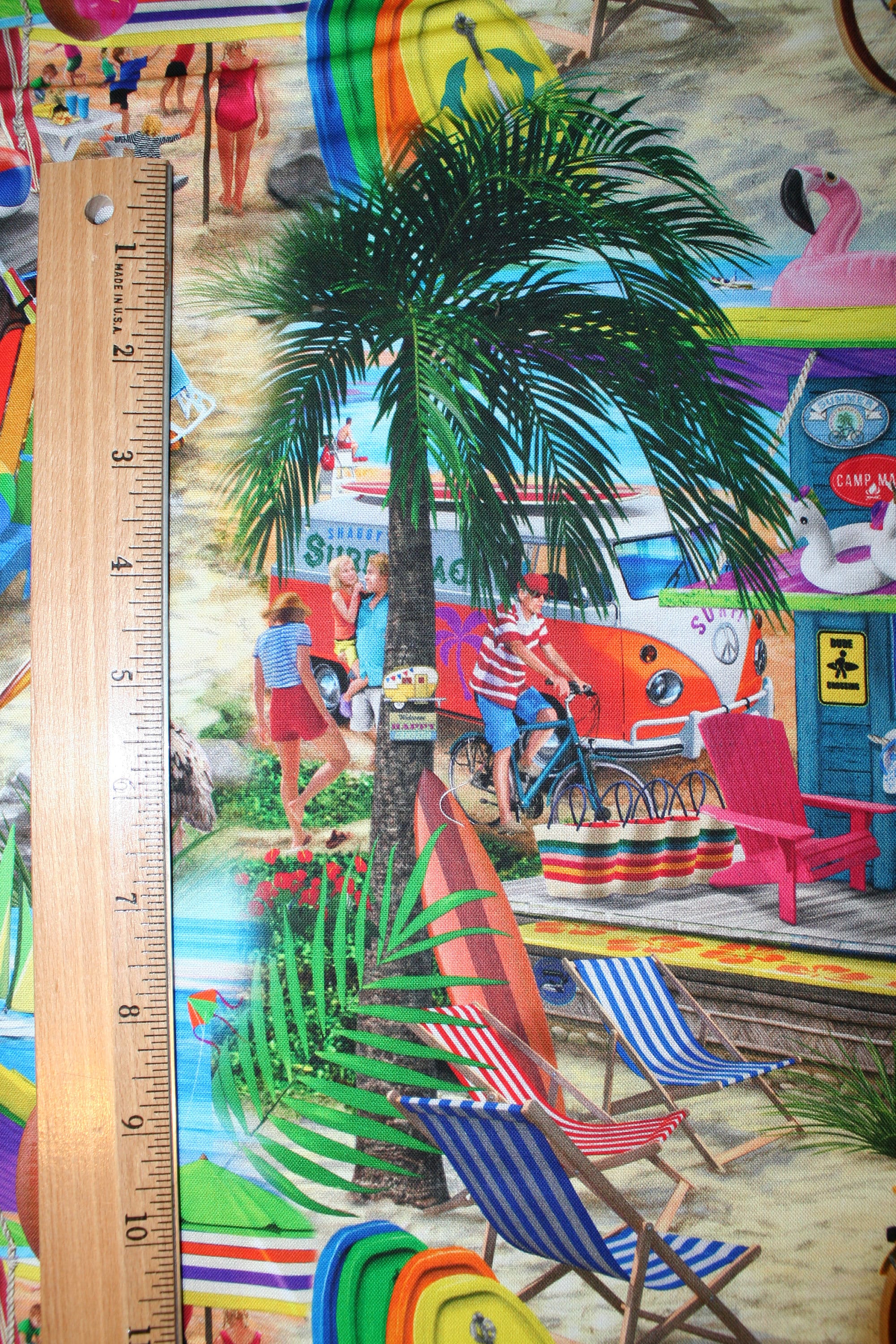 Surf Beach and Coastal Theme Fabric shaggy's | Etsy