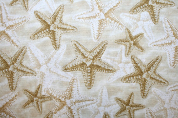 Timeless Treasure BEACH Collection Wonderful Starfish Crab - Etsy