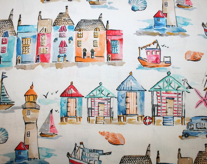 Beach and Coastal Theme Fabric harbor View Michael Miller High Quality ...