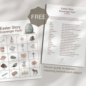 Easter Story for Toddlers | Holy Week Scripture Cards | Easter ...