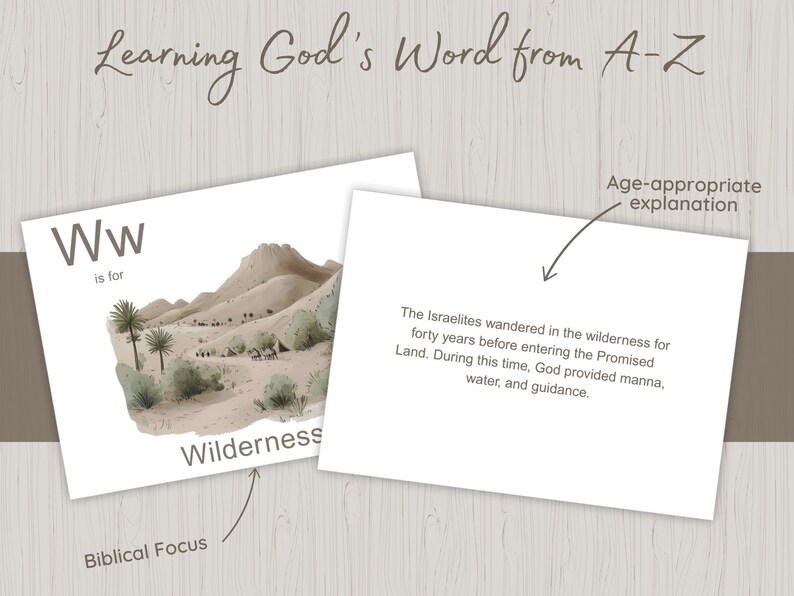 Biblical Alphabet Cards | Printable ABC Cards for Kid Bible Activity ...