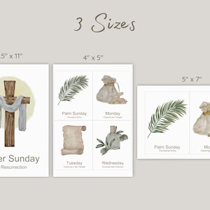 Easter Story for Toddlers | Holy Week Scripture Cards | Easter ...