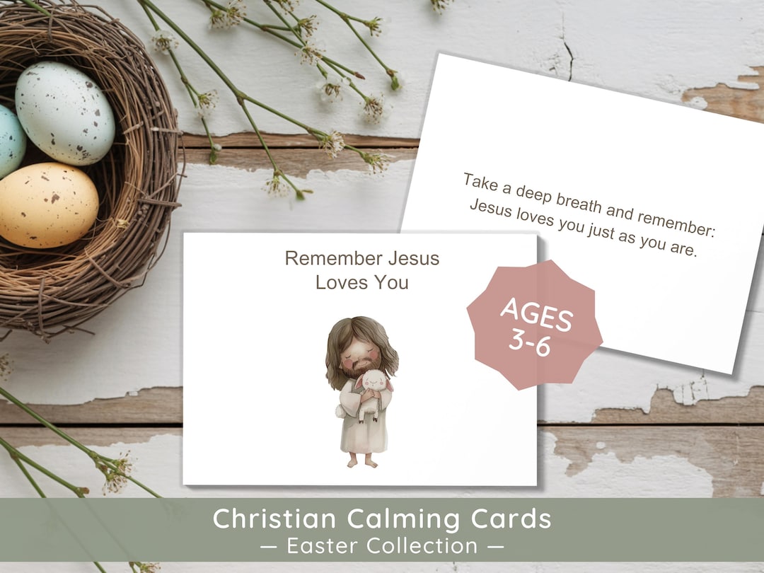 Easter Calming Corner Printable Easter Cards: Preschool Emotional ...