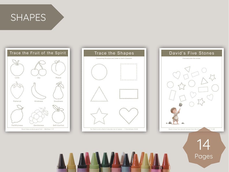 Christian Morning Menu, Printable Preschool Homeschool Busy Book ...