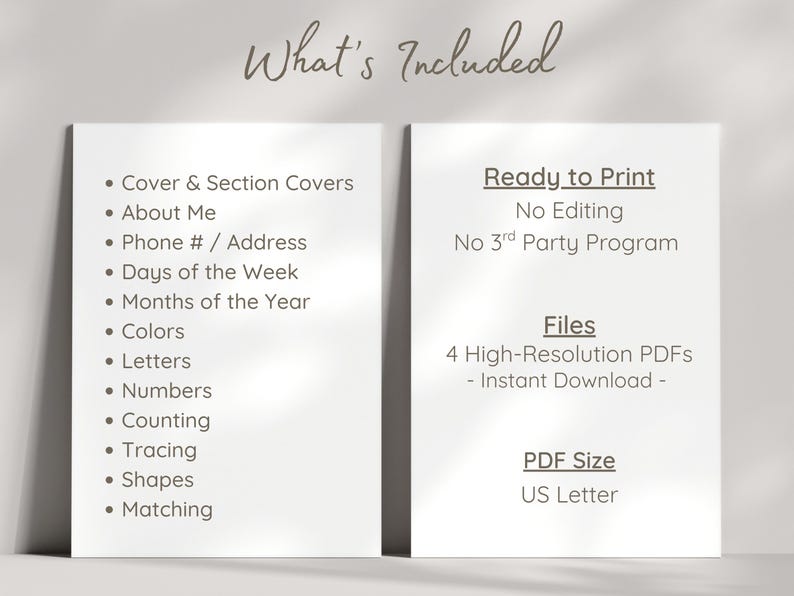 Christian Morning Menu, Printable Preschool Homeschool Busy Book ...