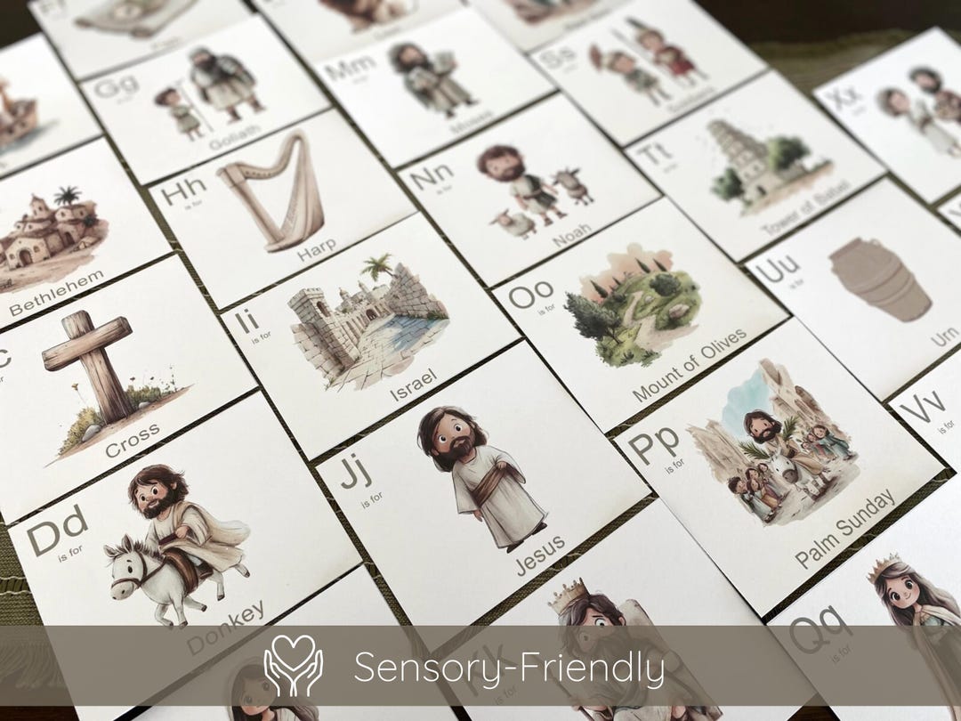 Christian Printable Alphabet Cards, Bible Stories, Homeschool Resources ...