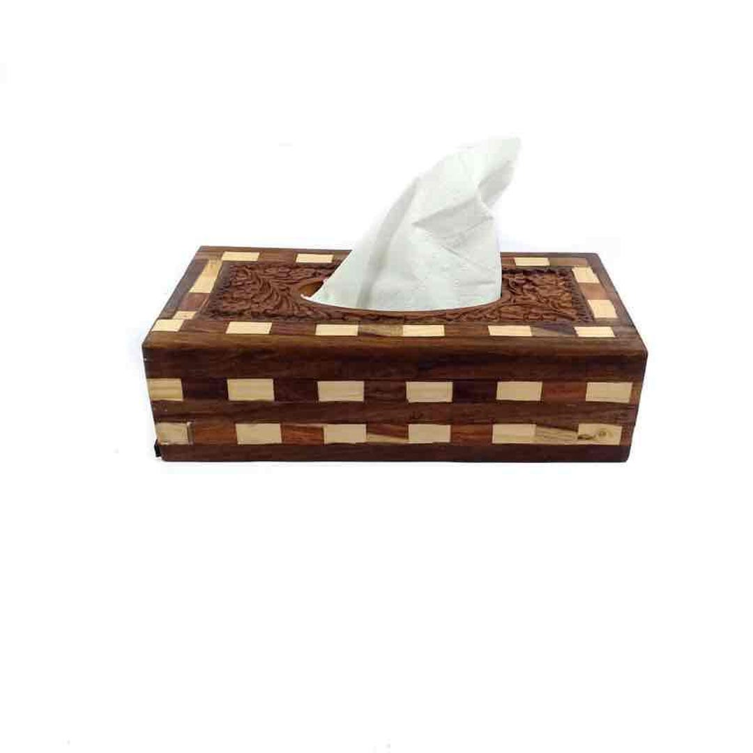 Rustic Wood Tissue,handmade Wooden Holder,eco Wooden Tissue,natural ...