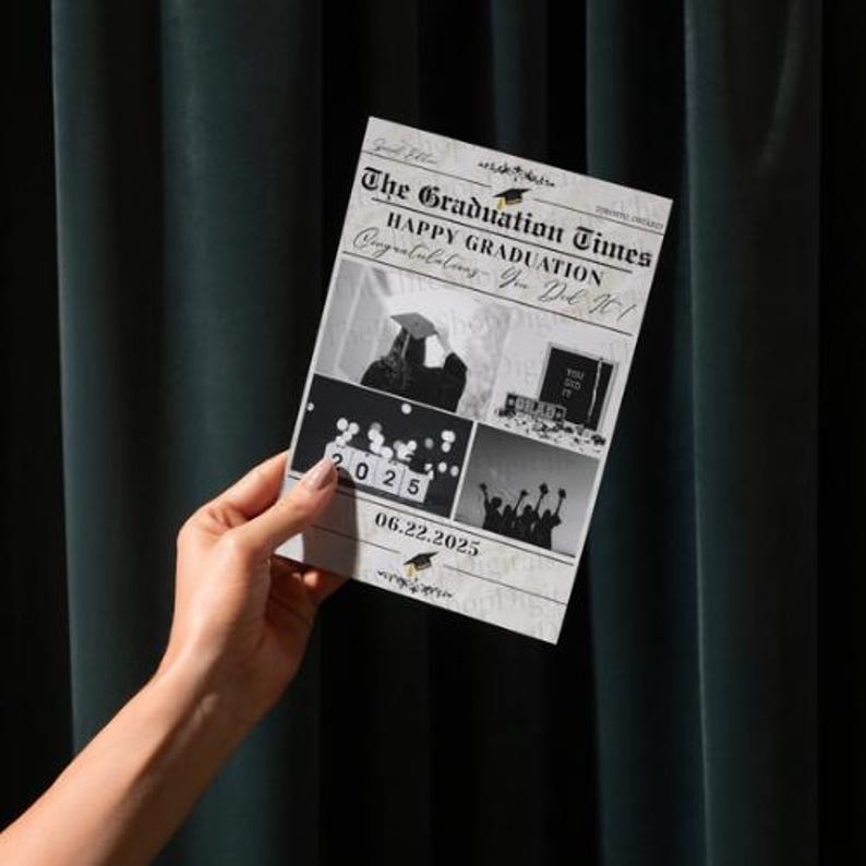 Editable Graduation Newspaper Template, the Graduation Times Newspaper ...