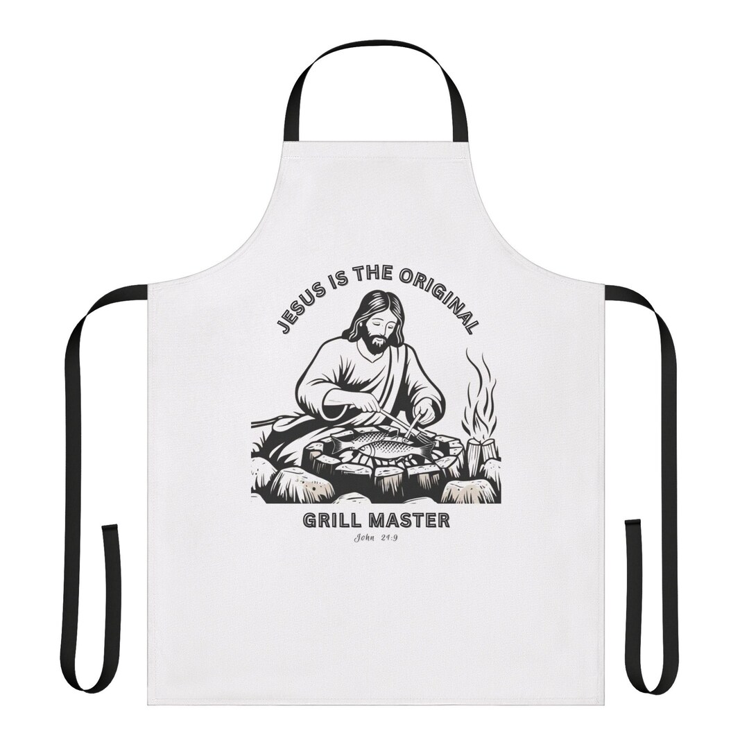 Apron, Jesus is the Original Grill Master, Christian Cooking Gift ...
