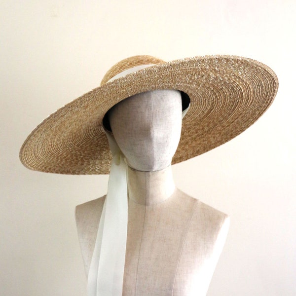 Straw Top Hat Etsy
