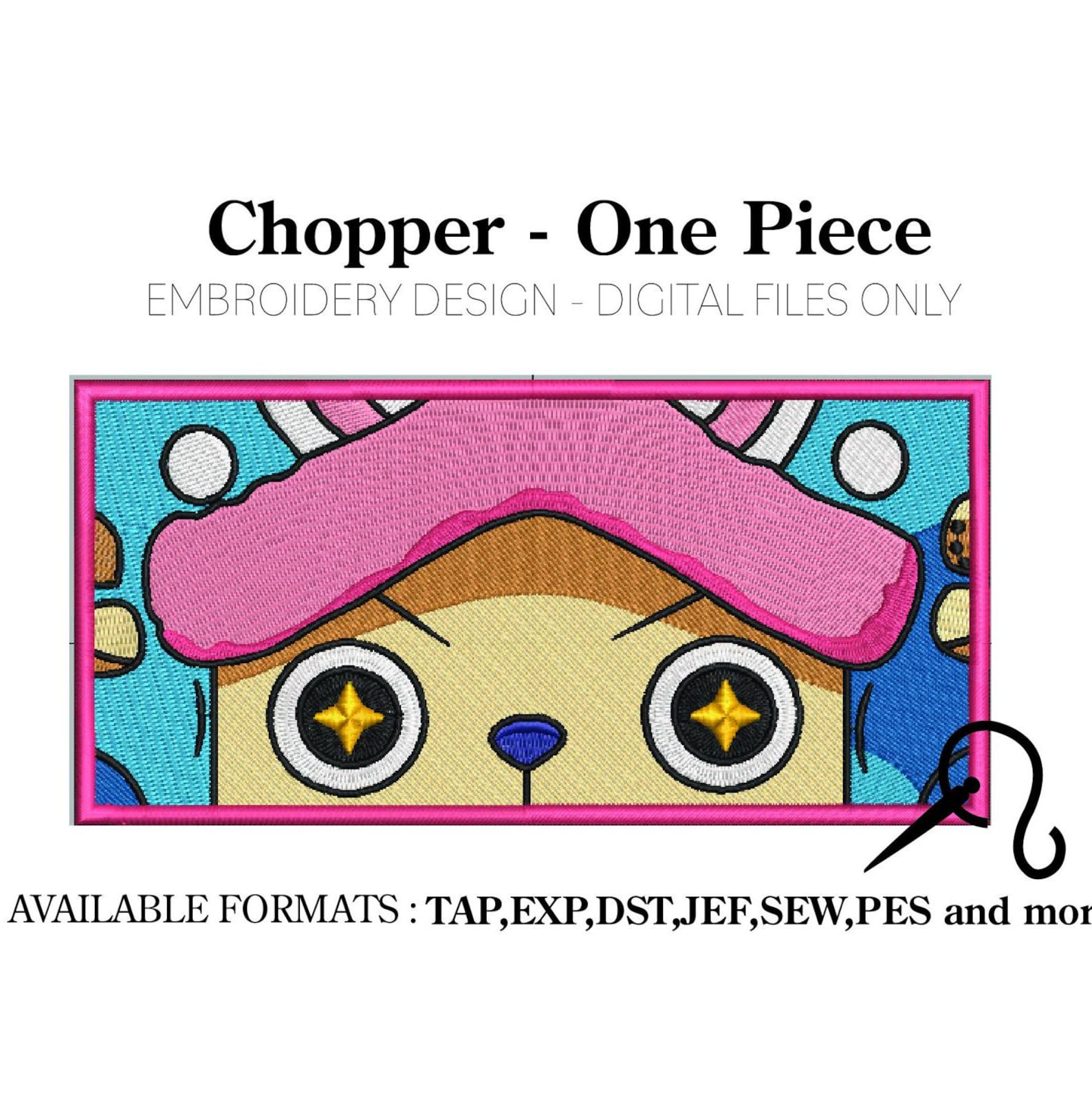 Chopper - One Piece Embroidery Design - Etsy