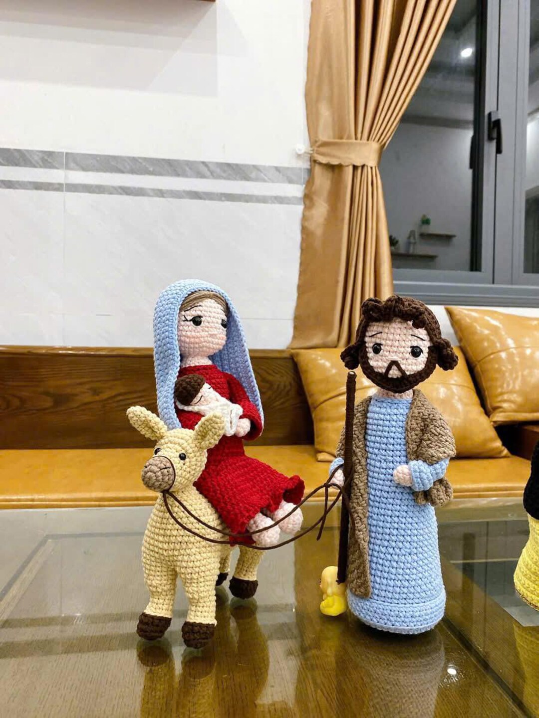 Nativity Set Holy Family Figurines, Handmade Christmas Decor, Religious ...