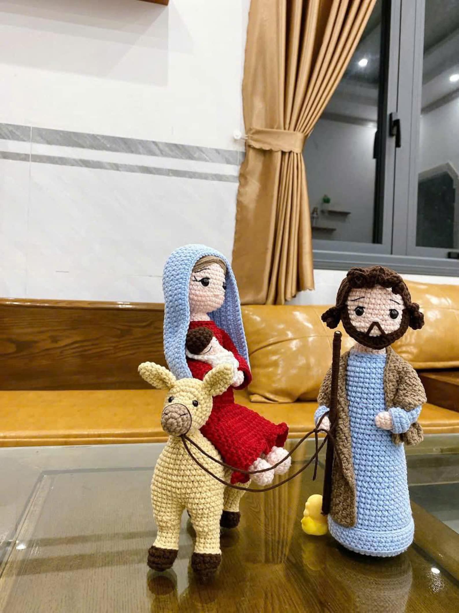Nativity Set Holy Family Figurines, Handmade Christmas Decor, Religious ...