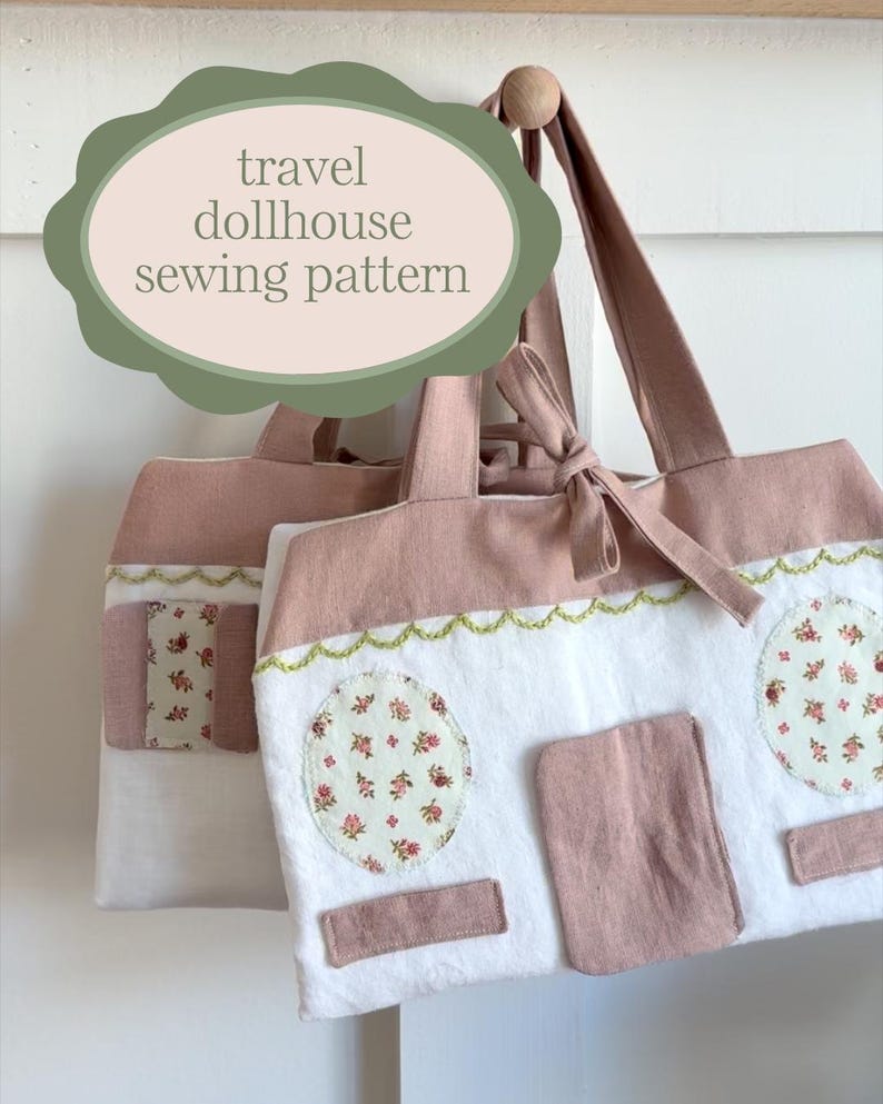 Dollhouse Sewing Pattern and Tutorial (with Mouse) - DIY Travel ...