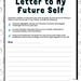 Letter to My Future Self | Printable Writing Prompt (digital Download ...