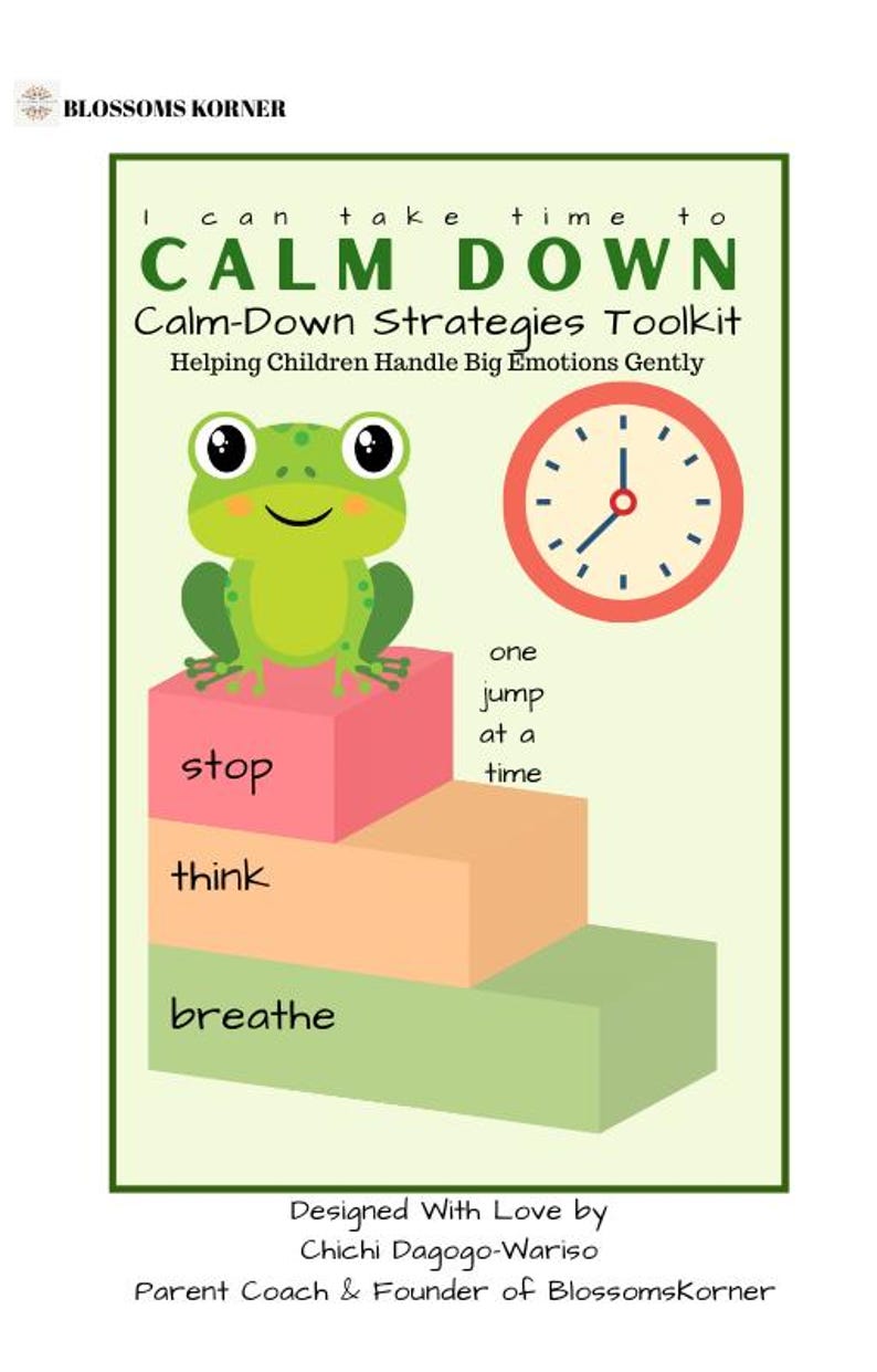 Calm-down Strategies Toolkit for Kids | Emotional Regulation Printables ...