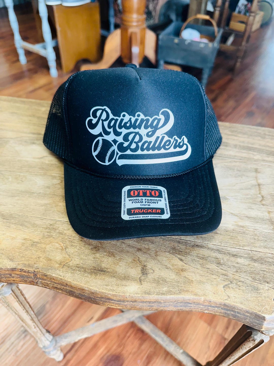 Baseball Raising Ballers Trucker Hat - Etsy