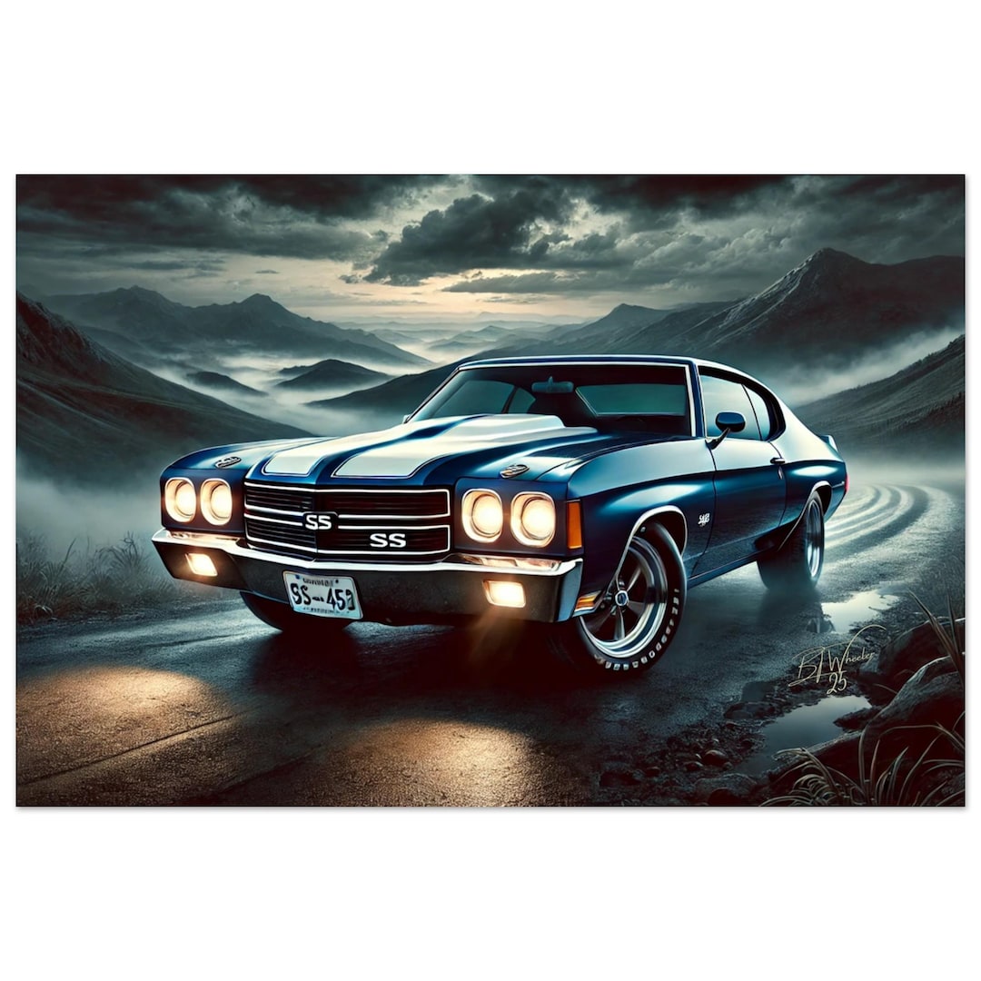 Stormborn Power: the 1970 Chevrolet Chevelle SS 454 - Classic Matte ...