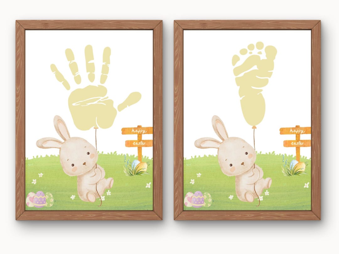 Easter Handprint/ Footprint Arts & Crafts | Preschool/toddler | Gift ...