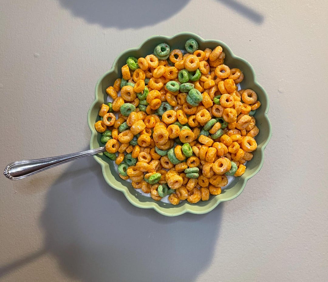 Fake Cereal Bowl - Apple Jacks - Etsy