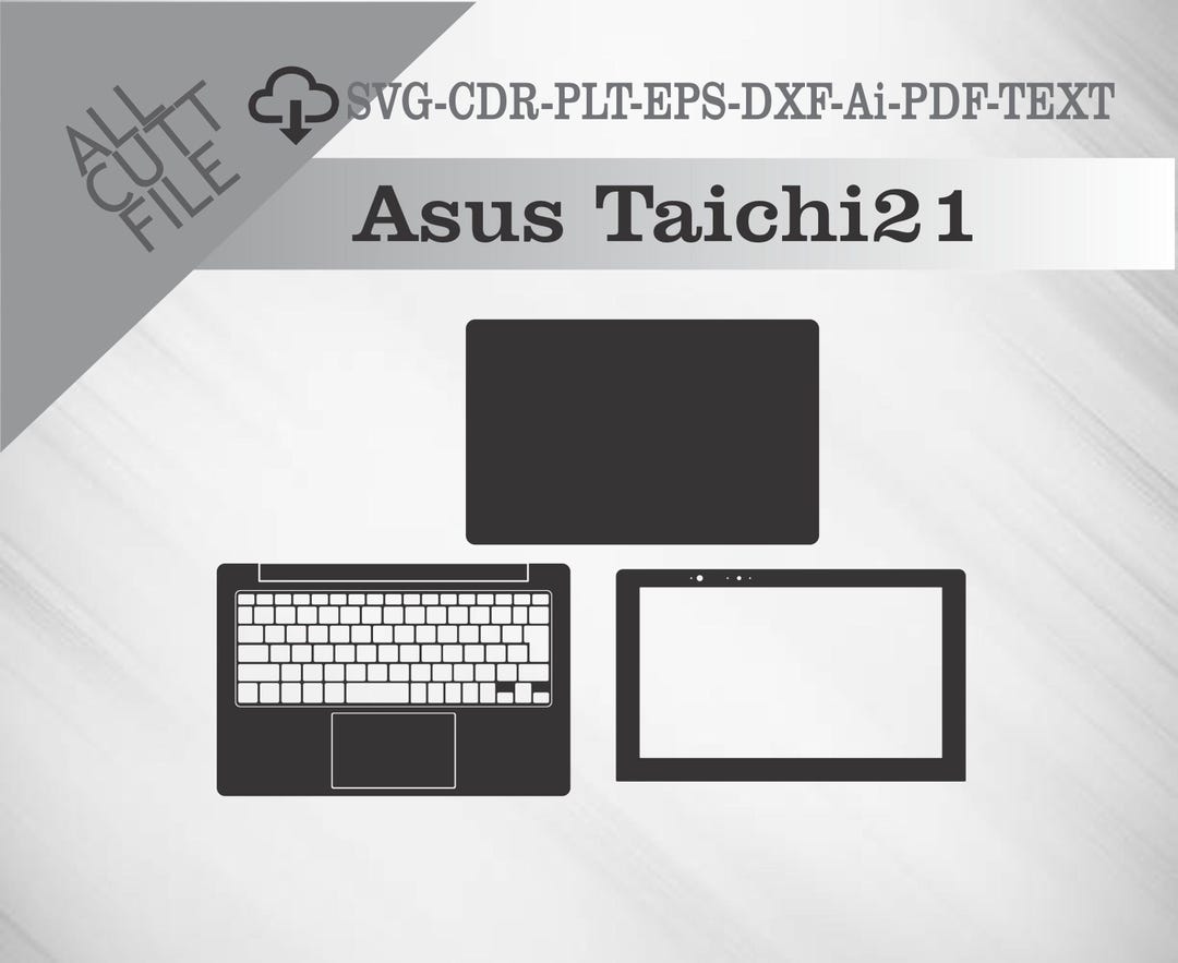 Asus Taichi21 Skin Vector Templete File Skin Die Cut Layout - Etsy