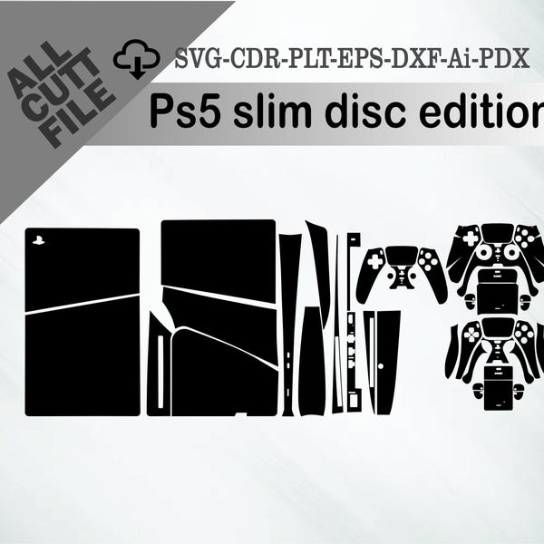 Ps 5 Slim Decals - Etsy