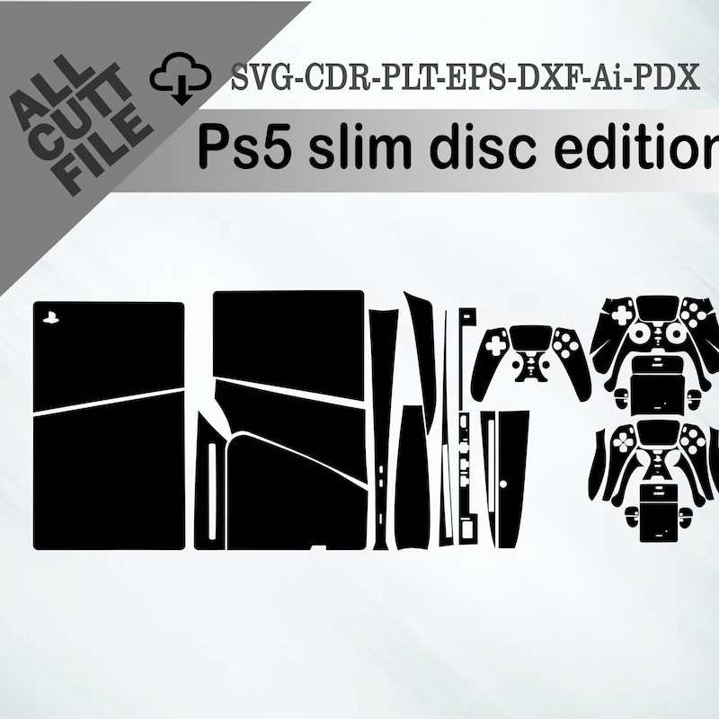 Ps 5 Slim Decals - Etsy