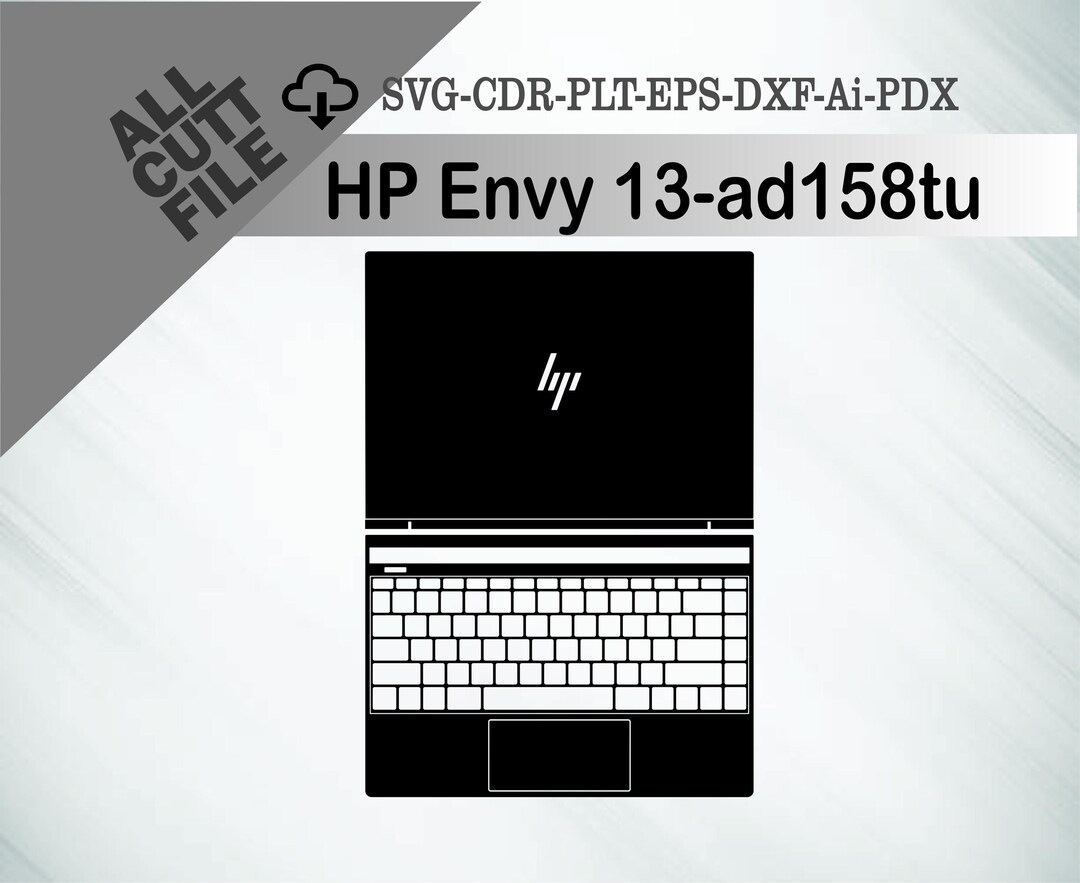HP Envy 13-ad158tu Skin Vector Templete File Skin Die Cut Layout - Etsy