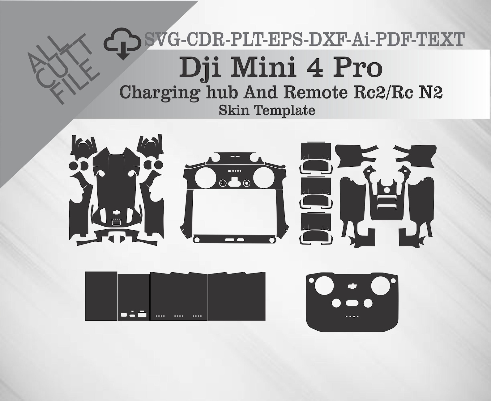Dji Mini 4 Pro Skin Vector Templete File Skin Die Cut Layout Cricut - Etsy