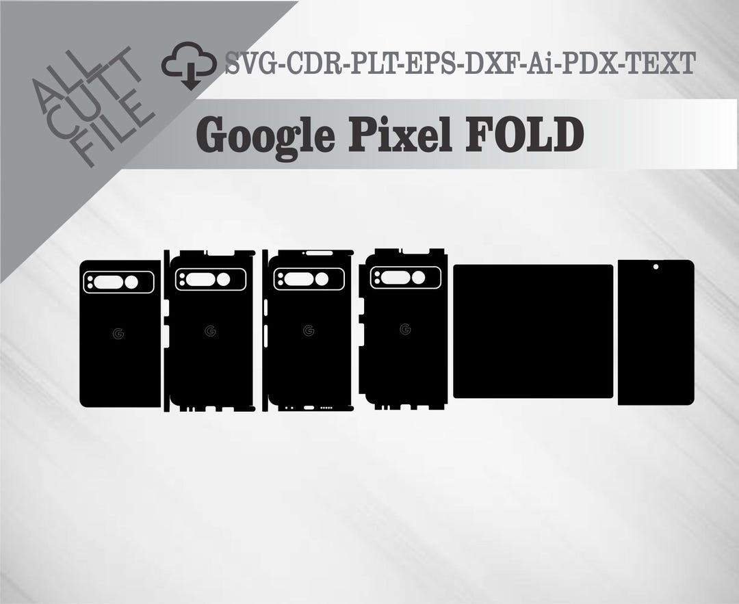 Google Pixel Fold Skin Vector Templete File Skin Die Cut Layout - Etsy