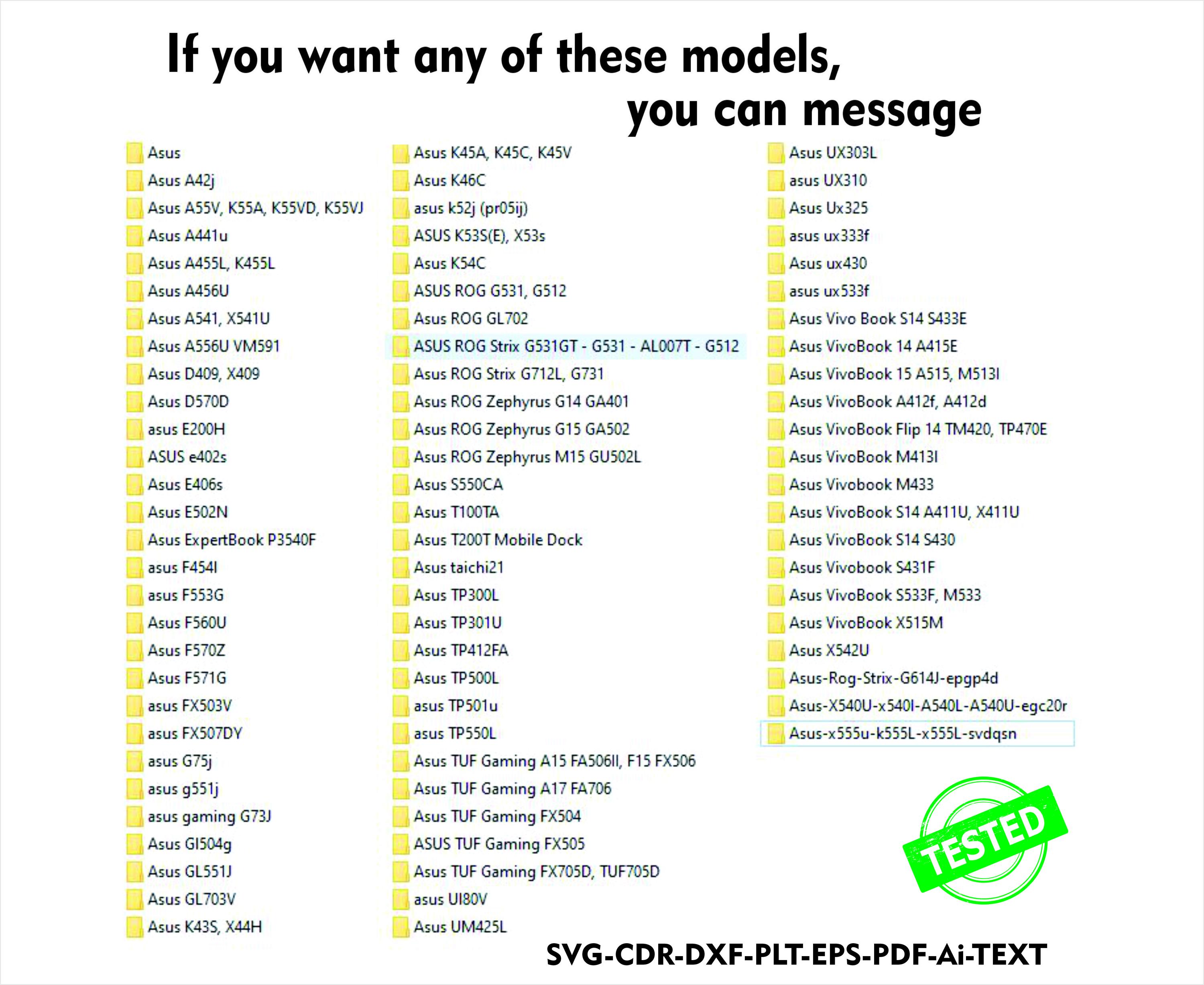 Asus Gl504g Skin Vector Templete File Skin Die Cut Layout - Etsy