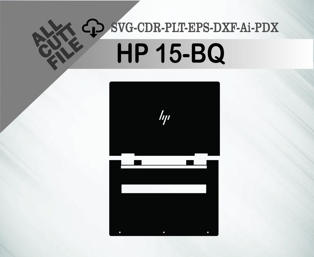 HP 15 BQ Skin Vector Templete File Skin Die Cut Layout - Etsy