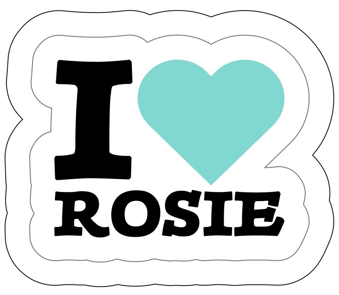 I Heart Rosie Vinyl Sticker – K-pop Fan Decal - Etsy
