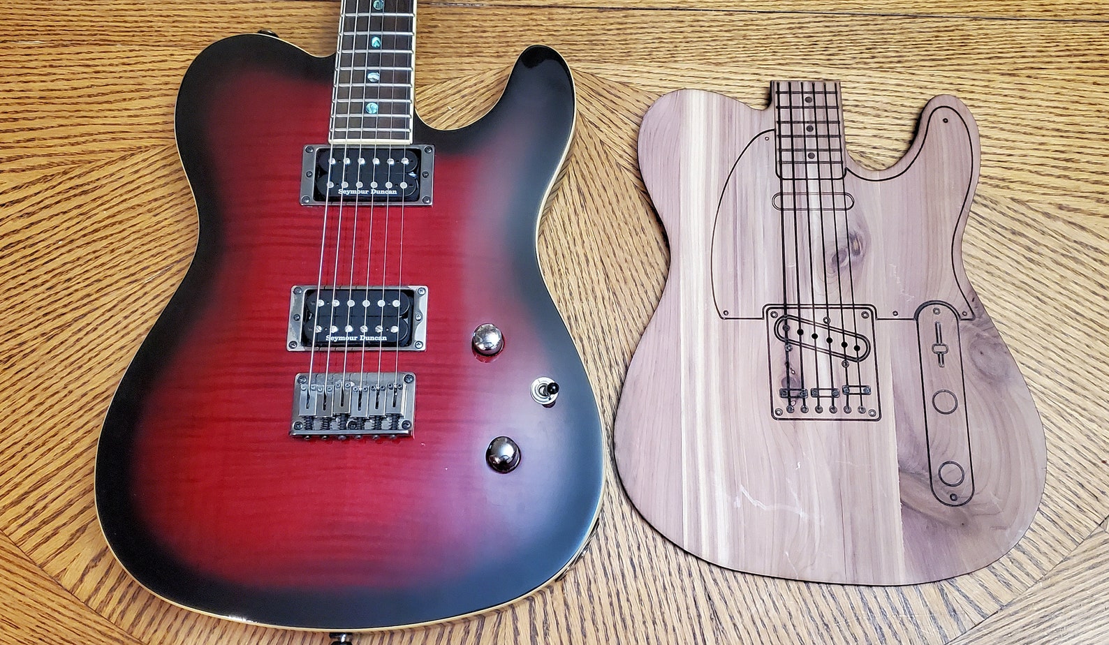 Large Personalized Laser Engraved Wood Guitar Shaped Gift. | Etsy