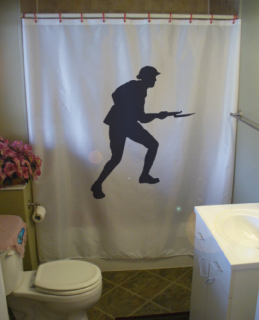 WW1 Soldier Shower Curtain First World War Lost Generation Great War ...