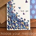 Tumbling Hearts Note Cards | Personalized Heart Card | Heart Stationery ...