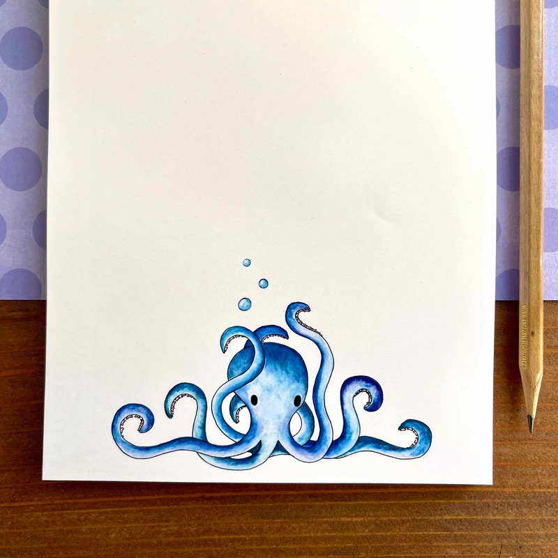 Octopus Notebook - Etsy