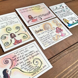 Illustrated Scripture Memory Verse Cards, Freedom- Set 1 | Christian ...