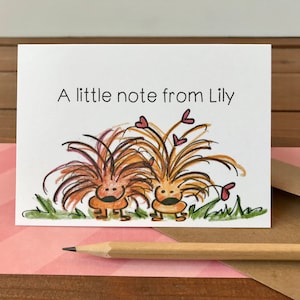 Porcupine Cards | Personalized Cards for Kids, Women, Teachers ...