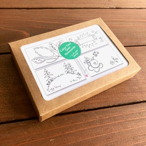 Color Your Own Cards - Blank | Coloring Cards Kit for Adults | Boxed ...