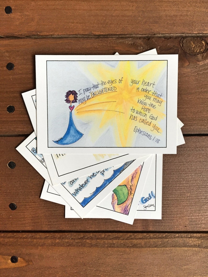 Bible Memory Verse Cards Belonging Set 3 Illustrated - Etsy