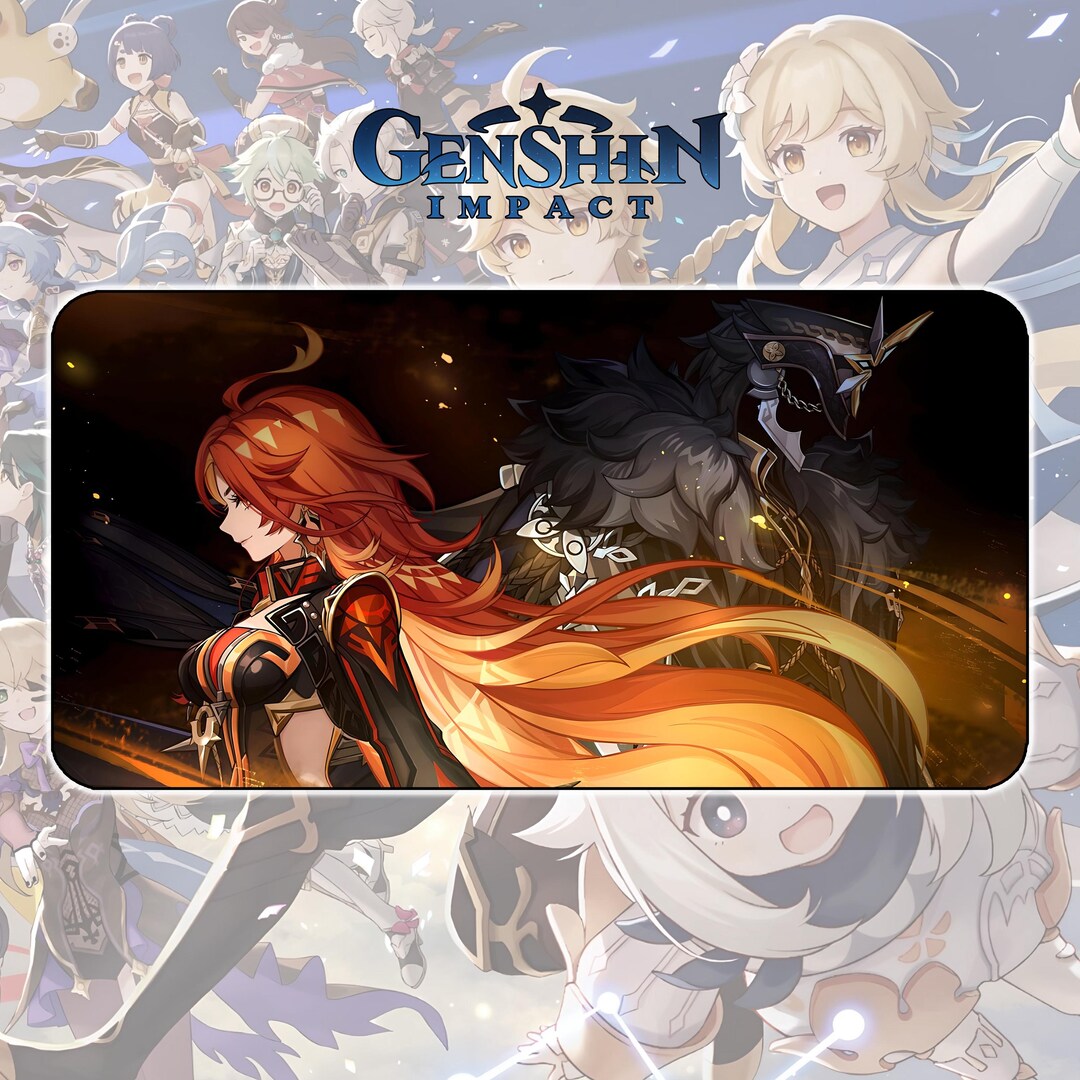 Genshin Impact - Maviuka / Mousepad Deskmat - Etsy