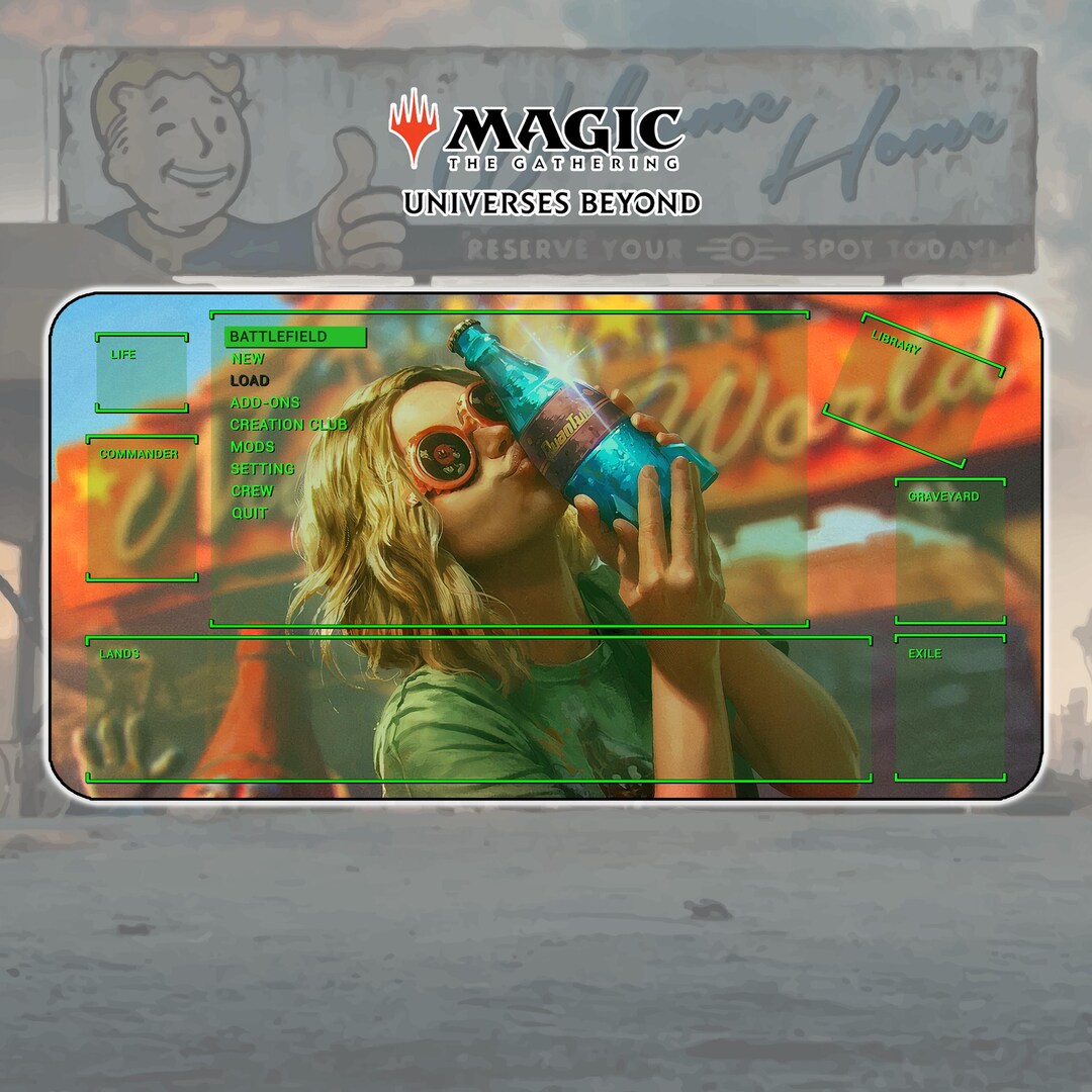 Playmat Sierra Fallout TCG MTG / 24"x14" Inches (600x350x2mm) - Etsy