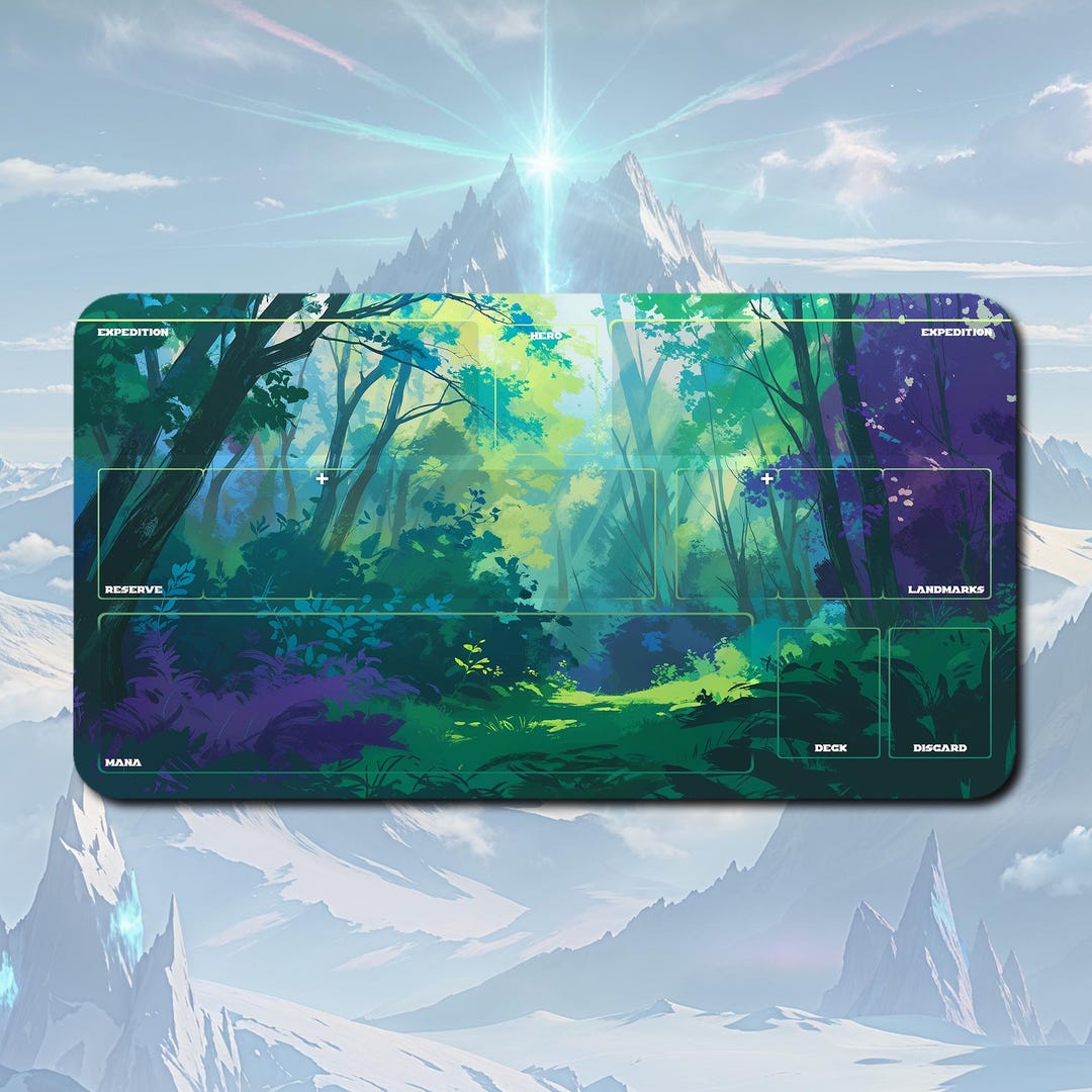 Playmat Altered - Forest / 24"x14" (600x350mm) - Etsy