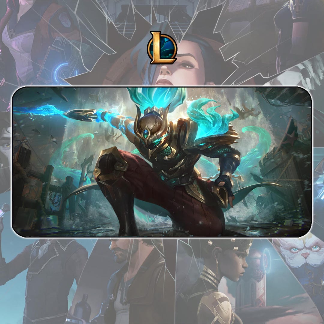 LOL - Yasuo Sea Dog / Mousepad Deskmat - Etsy