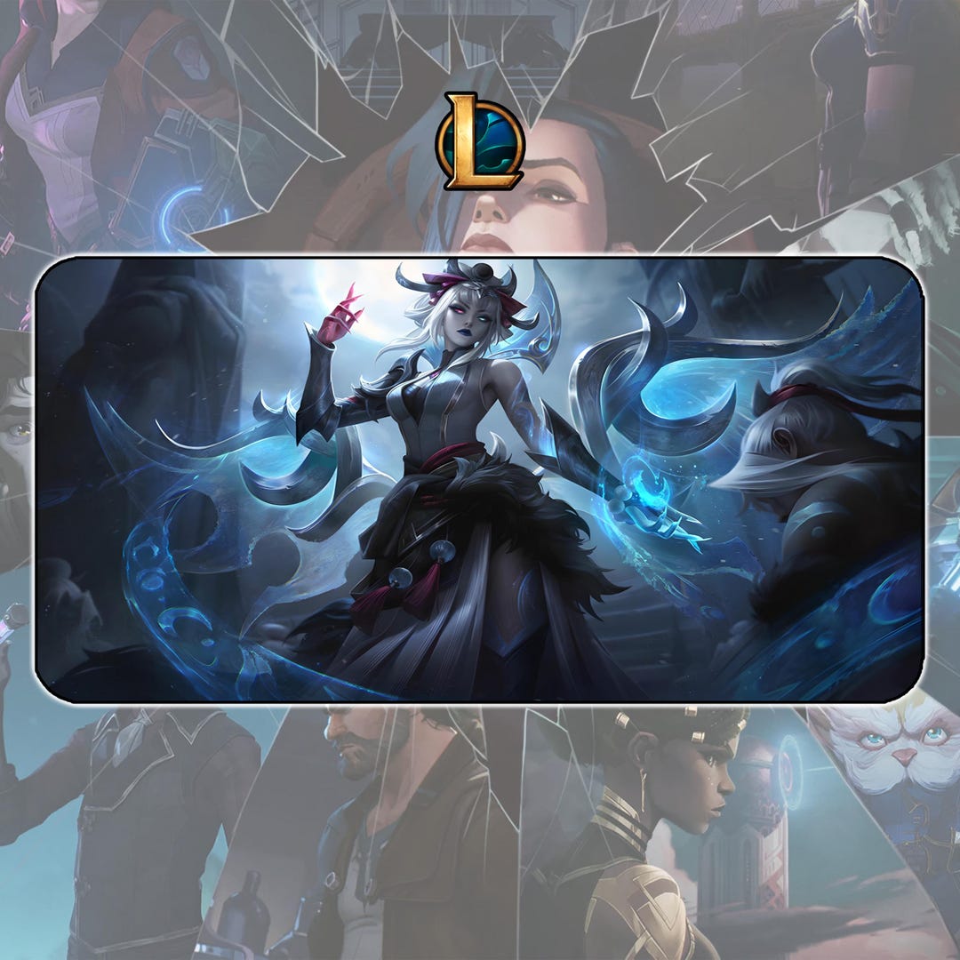 LOL - Morgana Snow Moon / Mousepad Deskmat - Etsy