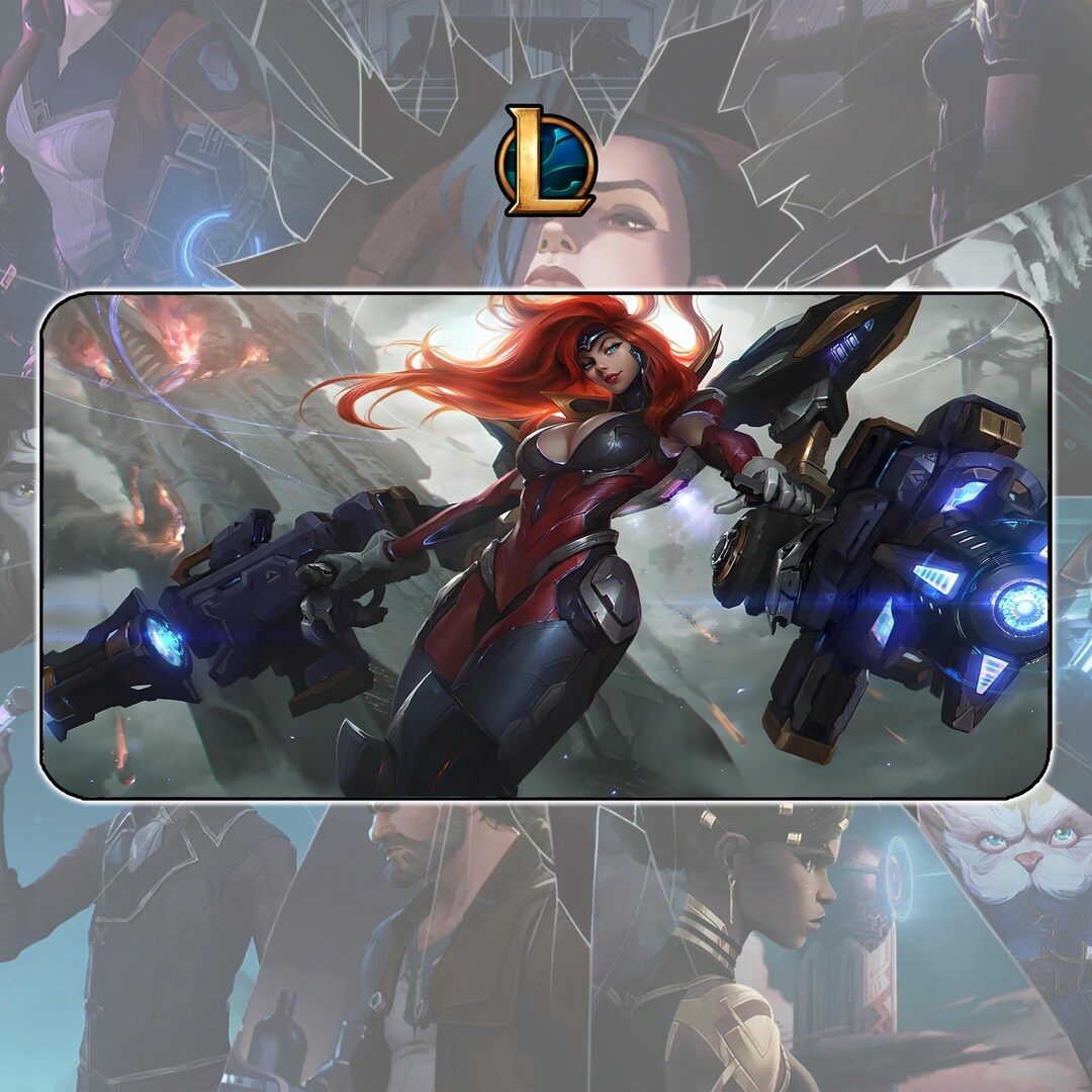 LOL - Miss Fortune Gun Goddess / Mousepad Deskmat - Etsy