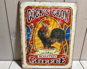 Primitive Coffee Sign | Etsy